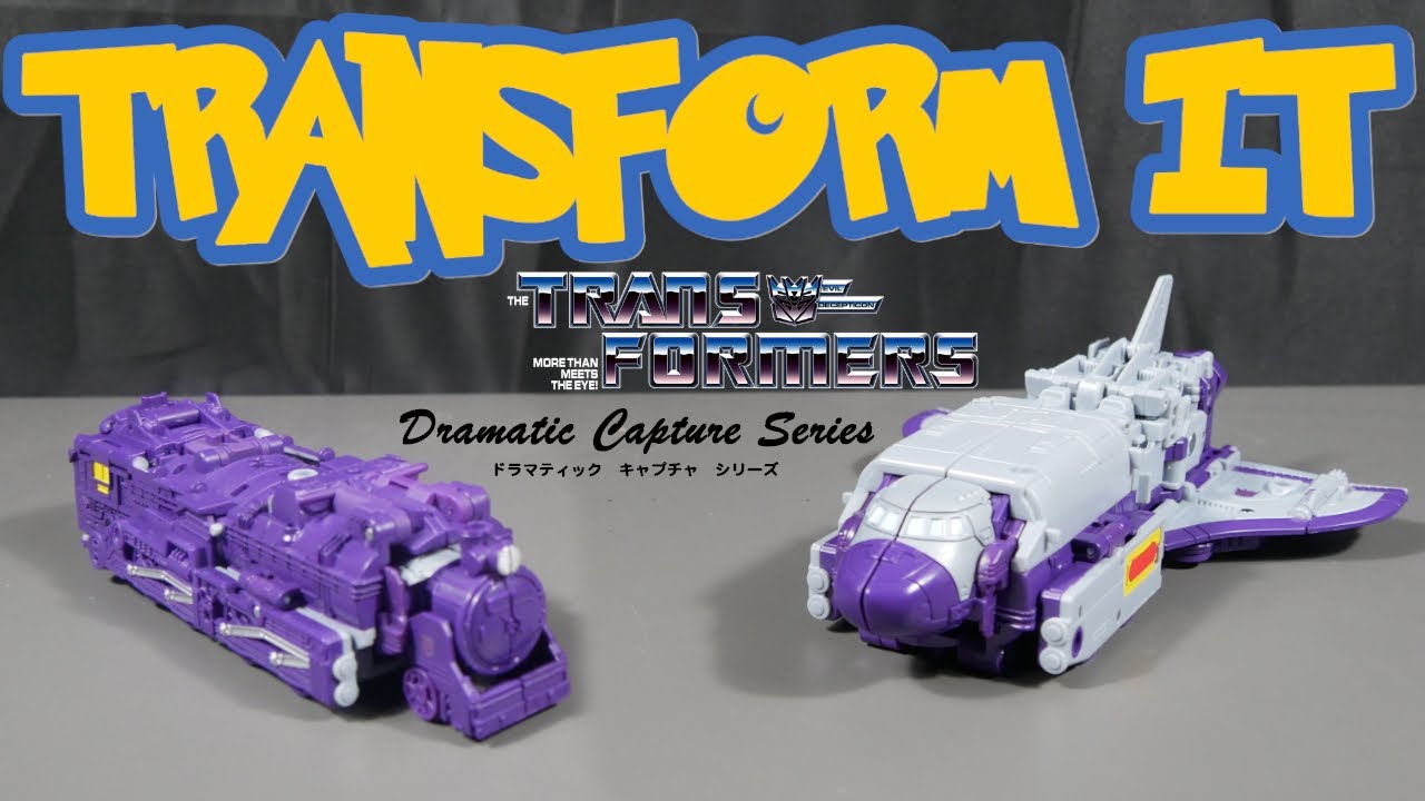 Transform It Transformers Dramatic Capture Series Triple Takeover ...