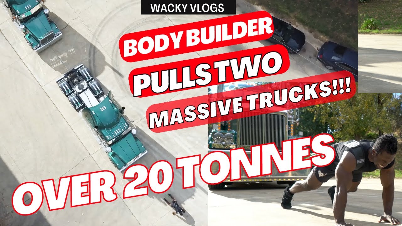Unleashing the Beast: Watch this Bodybuilder Pull Two Trucks (25-Tonnes ...