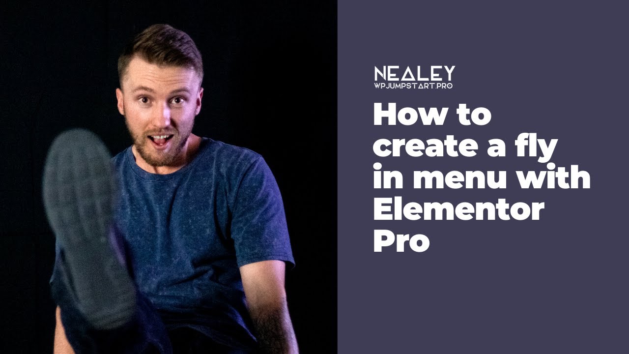 How to create a fly-in menu with Elementor Pro - YouTube