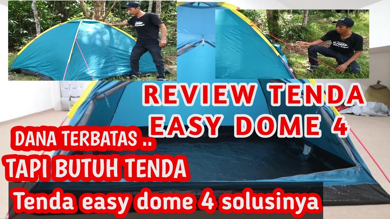 TENDA EASY DOME 4 TENDAKI | REVIEW SINGKAT - YouTube