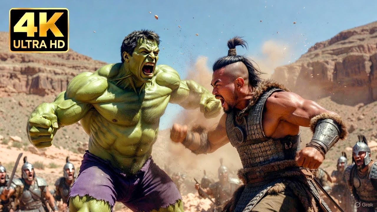 Hulk vs Goro | Epic Battle to Rescue the Mongolian Princess | Four ...