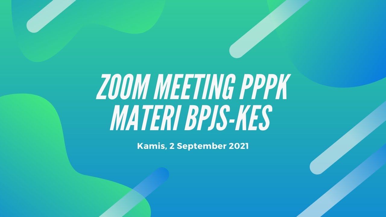 Zoom Meeting PPPK Materi BPJS Kesehatan - YouTube