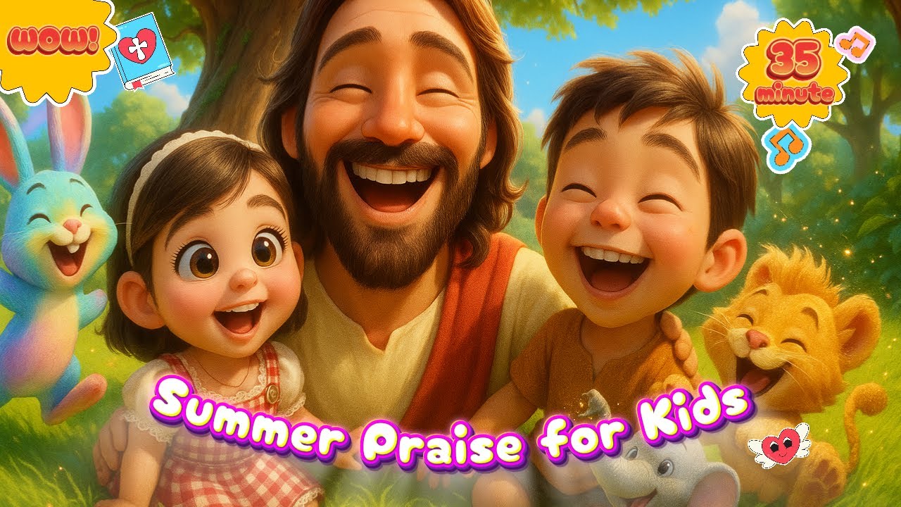 Best CHRISTIAN SUMMER SONGS for KIDS ☀️🎶 | 🌟Fun and Educational | Bible ...