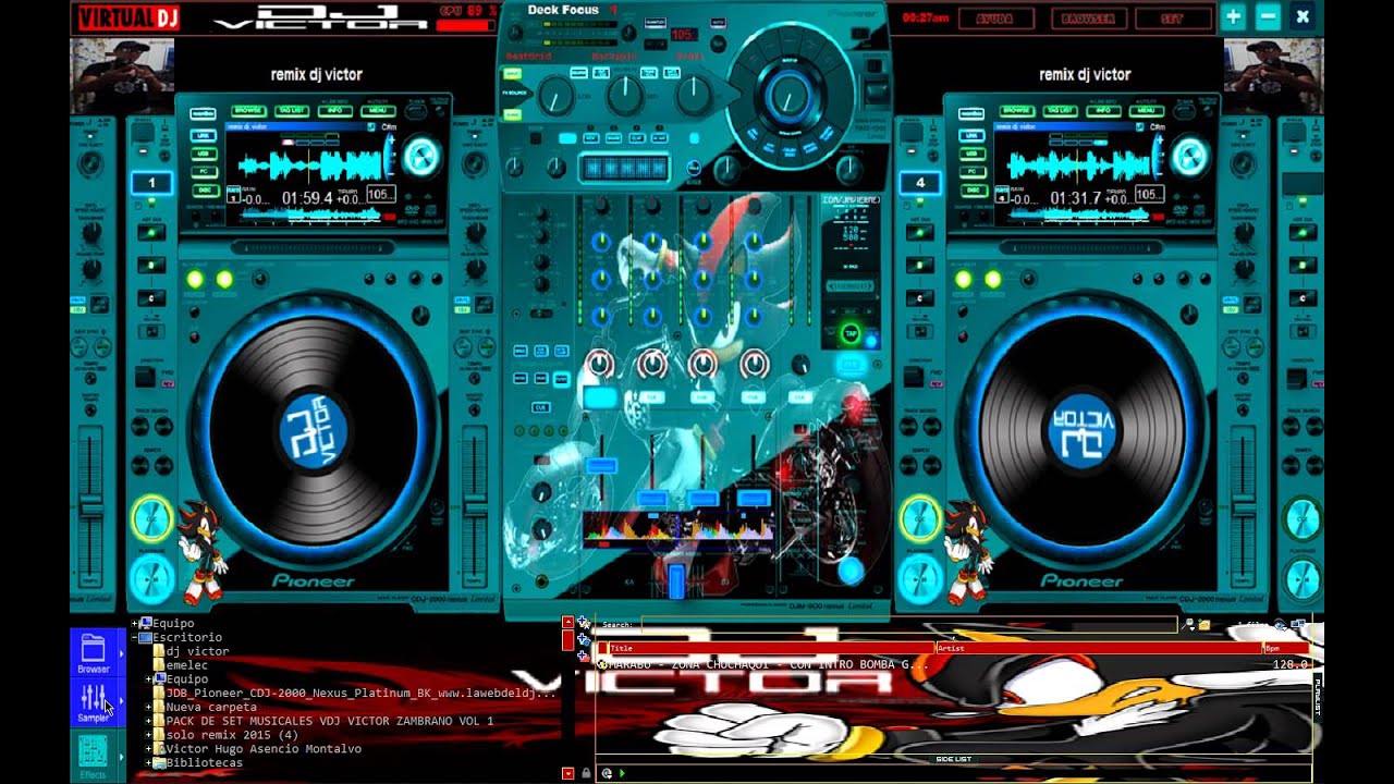 SKINS VIRTUAL DJ 8 --- 2015 -- - YouTube