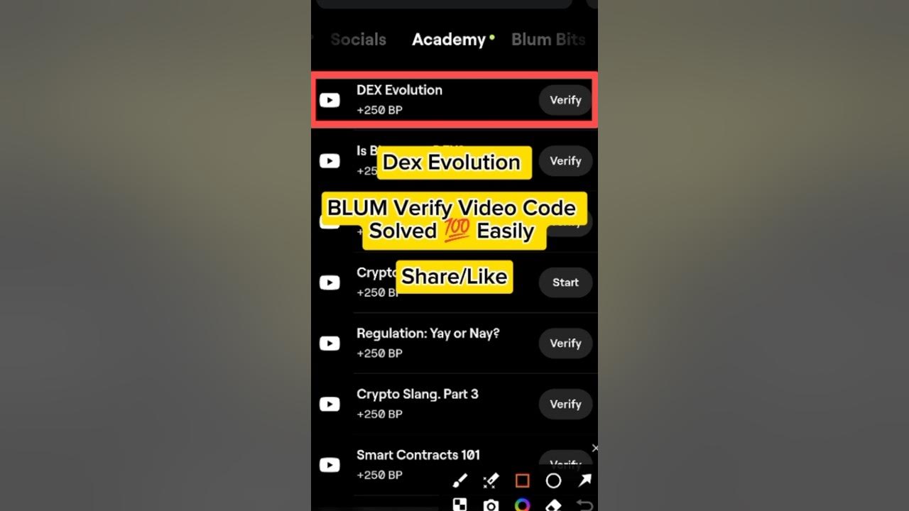 Dex Evolution Blum Verify Video Code Solved 💯 Easily | Today Blum Code Solved | Blum | #Goblin # ...