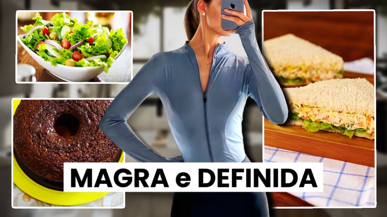 TUDO que EU COMO em 1 DIA PARA TER O SHAPE SLIM | Emagrecimento ...