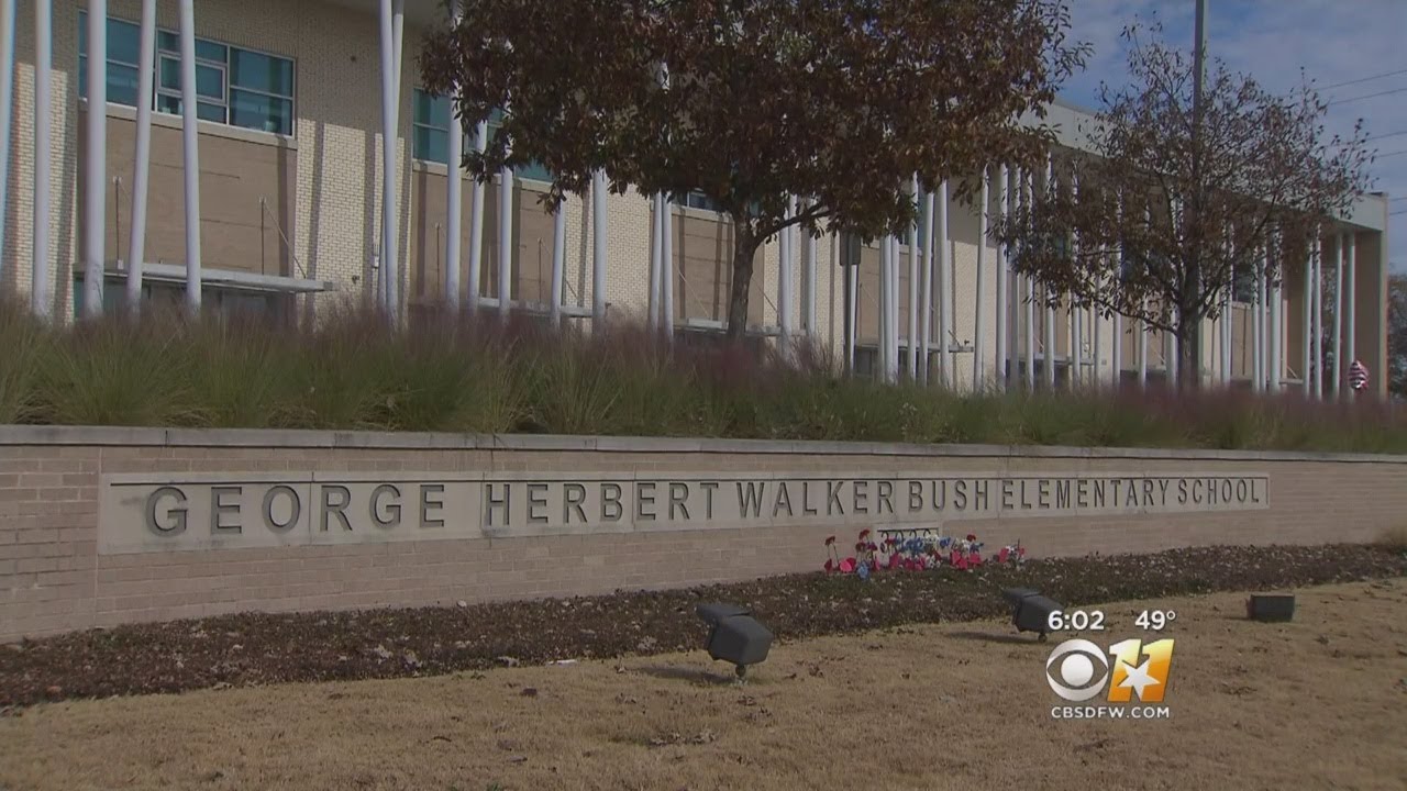 Students At Dallas ISD's George H.W. Bush Elementary Reflect On History ...