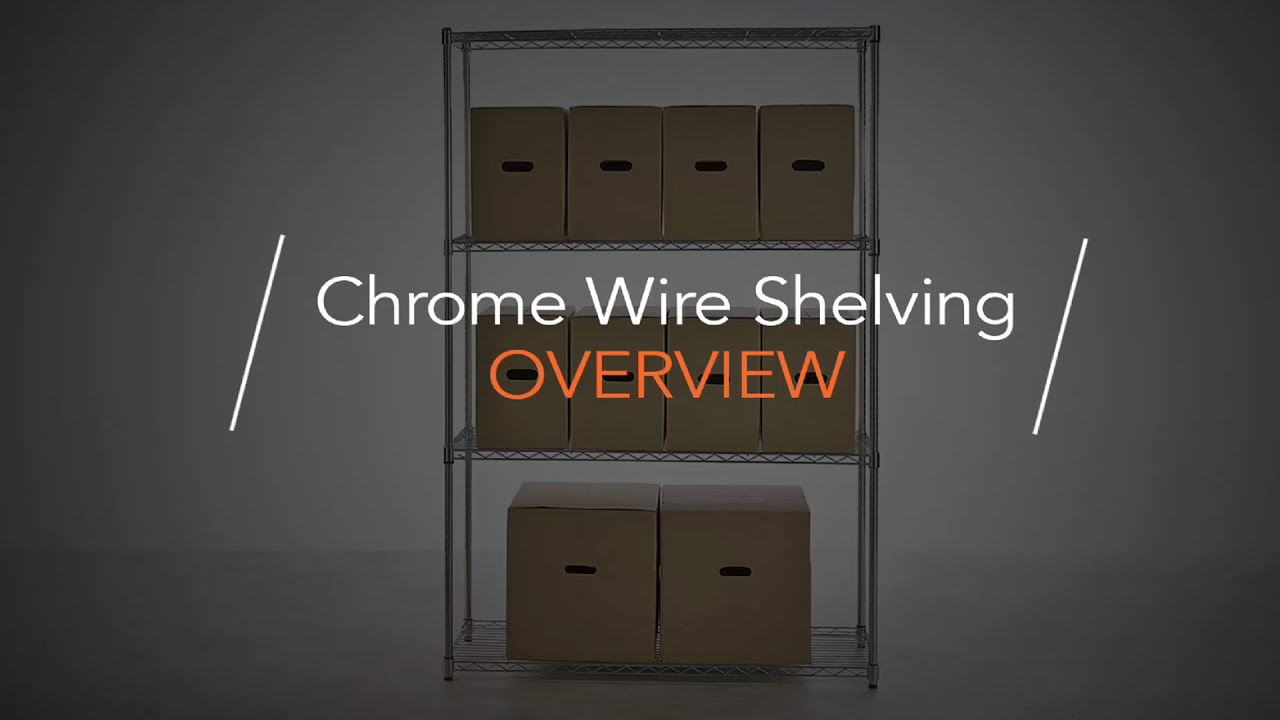 Chrome Wire Shelving - Overview - YouTube