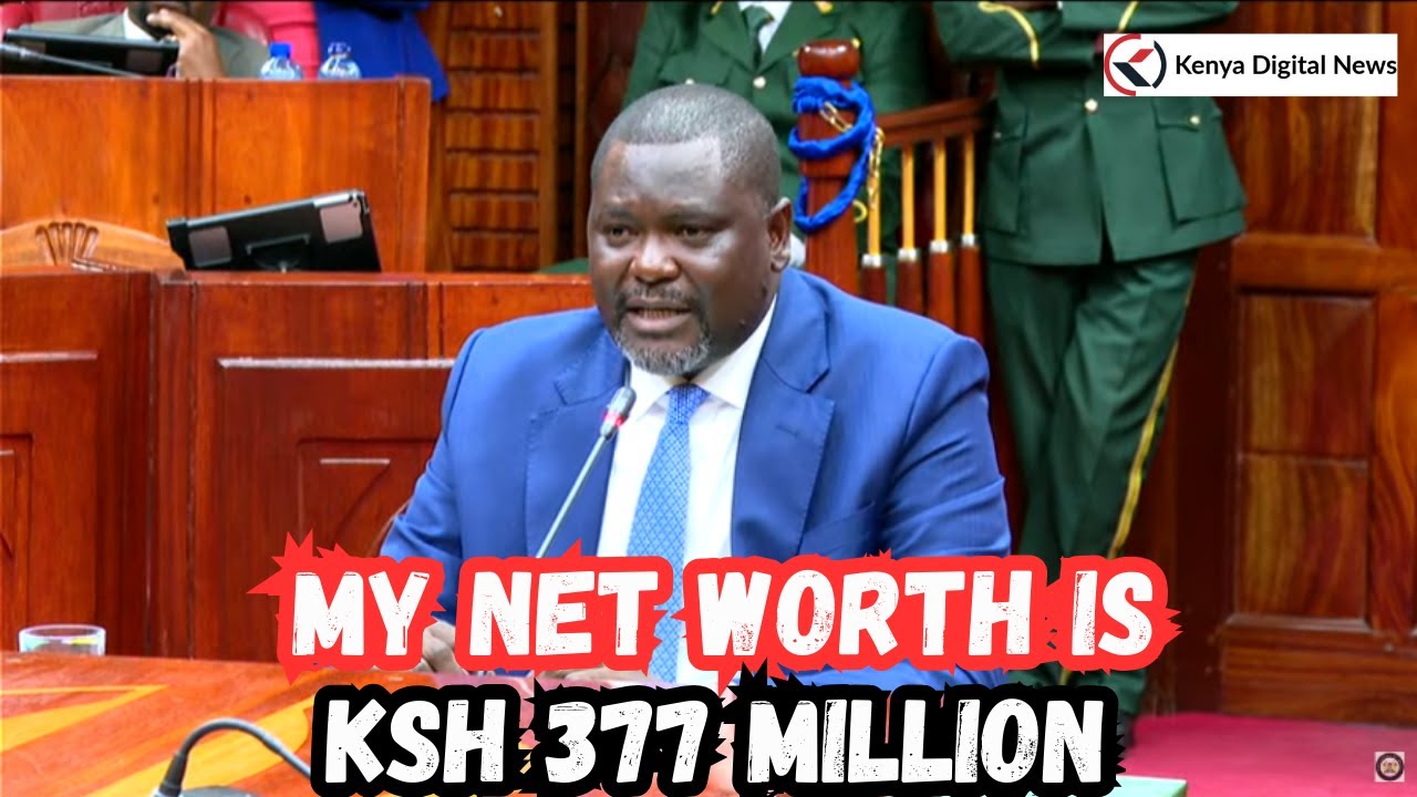 CS Nominee Geofrey Ruku Declears a Net Worth of Ksh 377 Million - YouTube