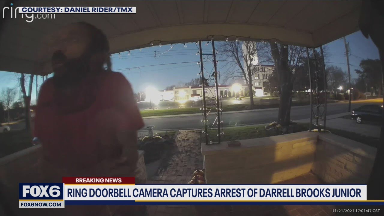 Ring doorbell camera captures arrest of Darrell Brooks Jr. | FOX6 News ...