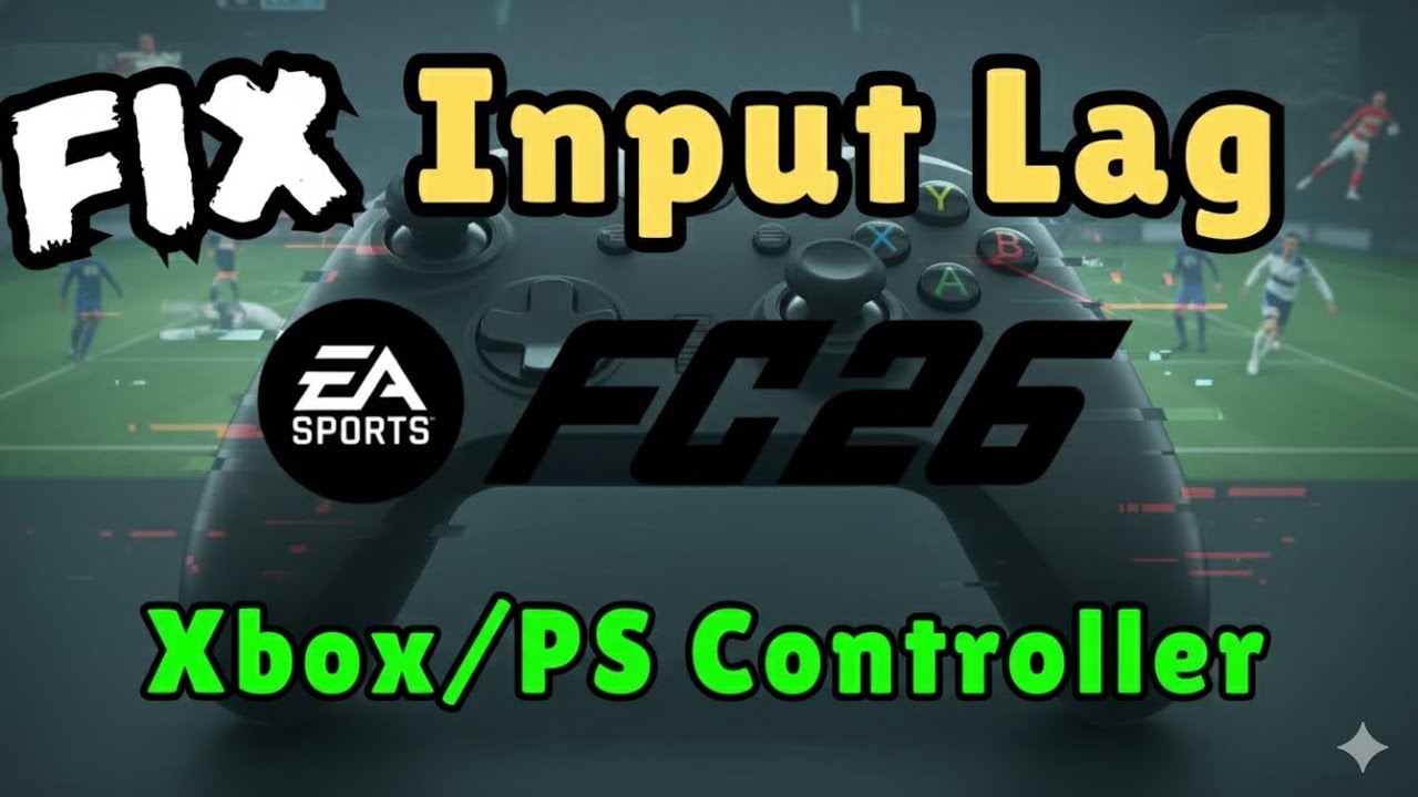 EA FC 26: FIX CONTROLLER INPUT DELAY IN 1 MIN! (No Lag, Instant ...