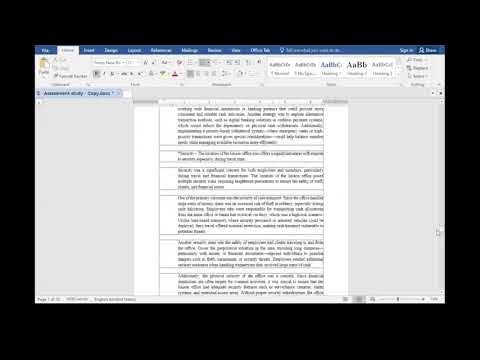 HOW TO REMOVE LINES IN MICROSOFT WORD - YouTube