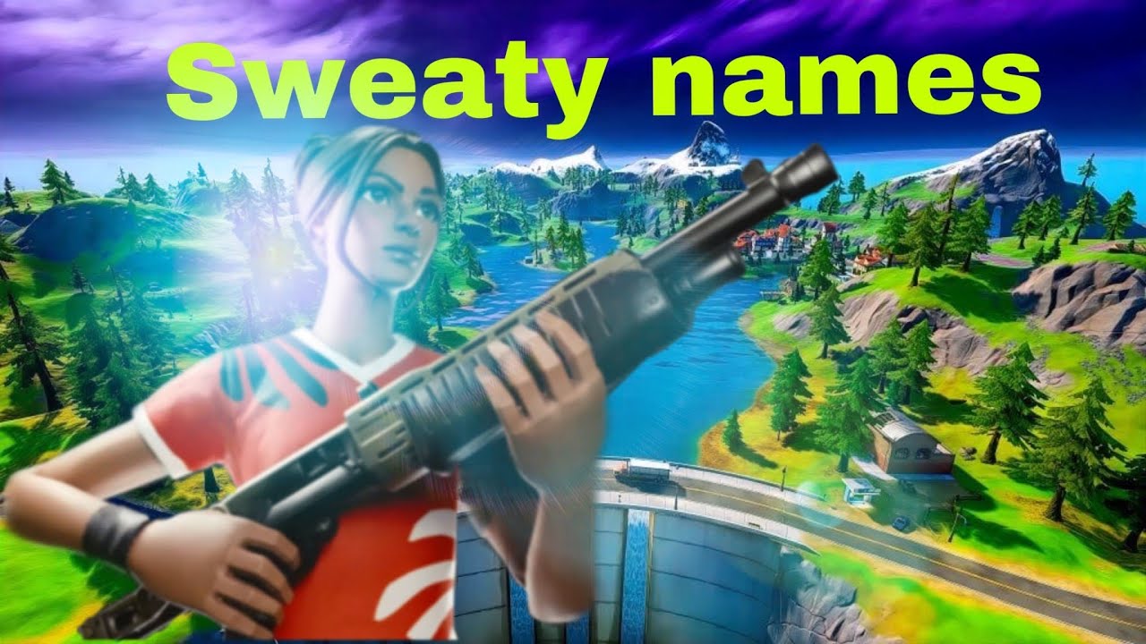 20 BEST SWEATY/TRYHARD NAMES 2020 - YouTube
