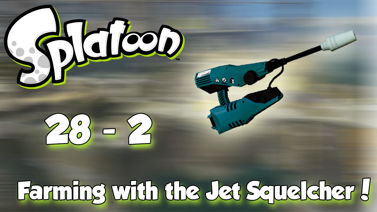 Splatoon - Casual day on the Farm (28 - 2 Jet Squelcher Game) - YouTube