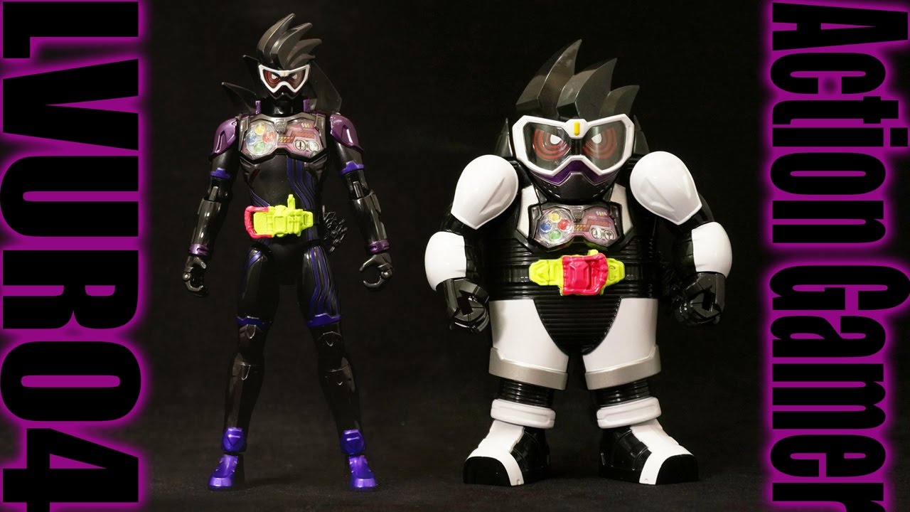 仮面ライダーエグゼイド LVUR04 仮面ライダーゲンム アクションゲーマー Kamen Rider Ex-Aid LVUR03 Kamen ...