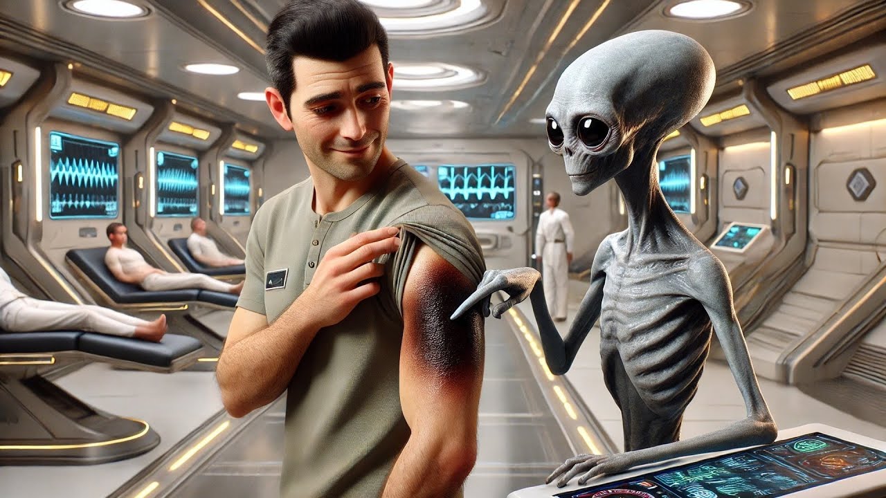 Alien Doctor Panicked Over A Bruise, Human Chuckled And Applied A ...