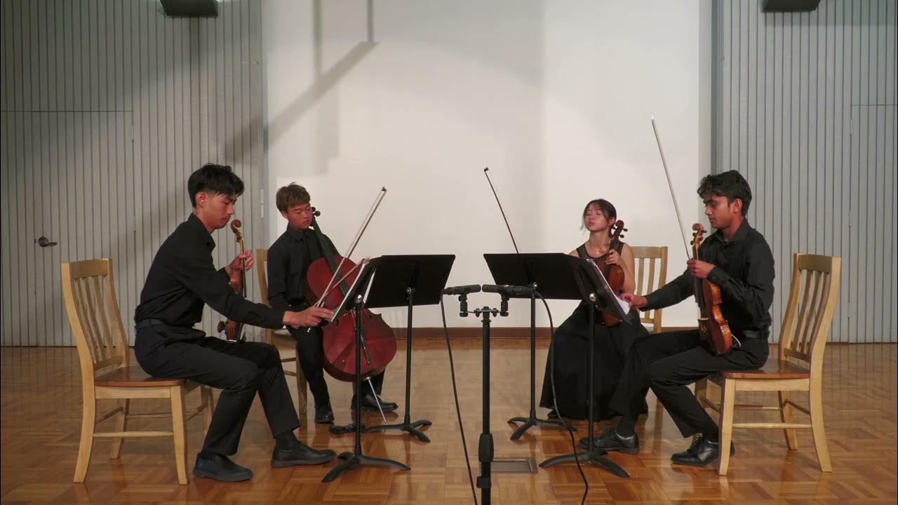 Beethoven - String Quartet in B-Flat Major, Op. 18, No. 6 | Academy | Palo Alto Chamber ...