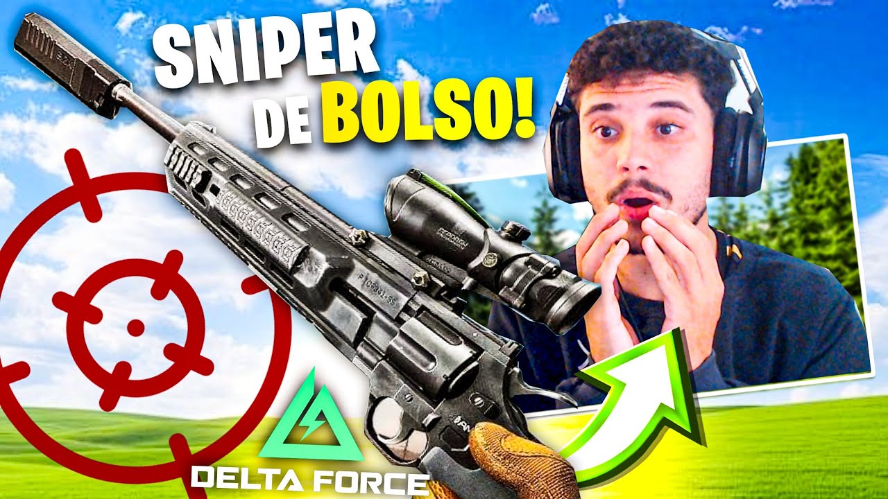 1 TIRO = 1 KILL... NOVA SNIPER de BOLSO é ABSURDA 💀😂 DELTA FORCE MOBILE ...
