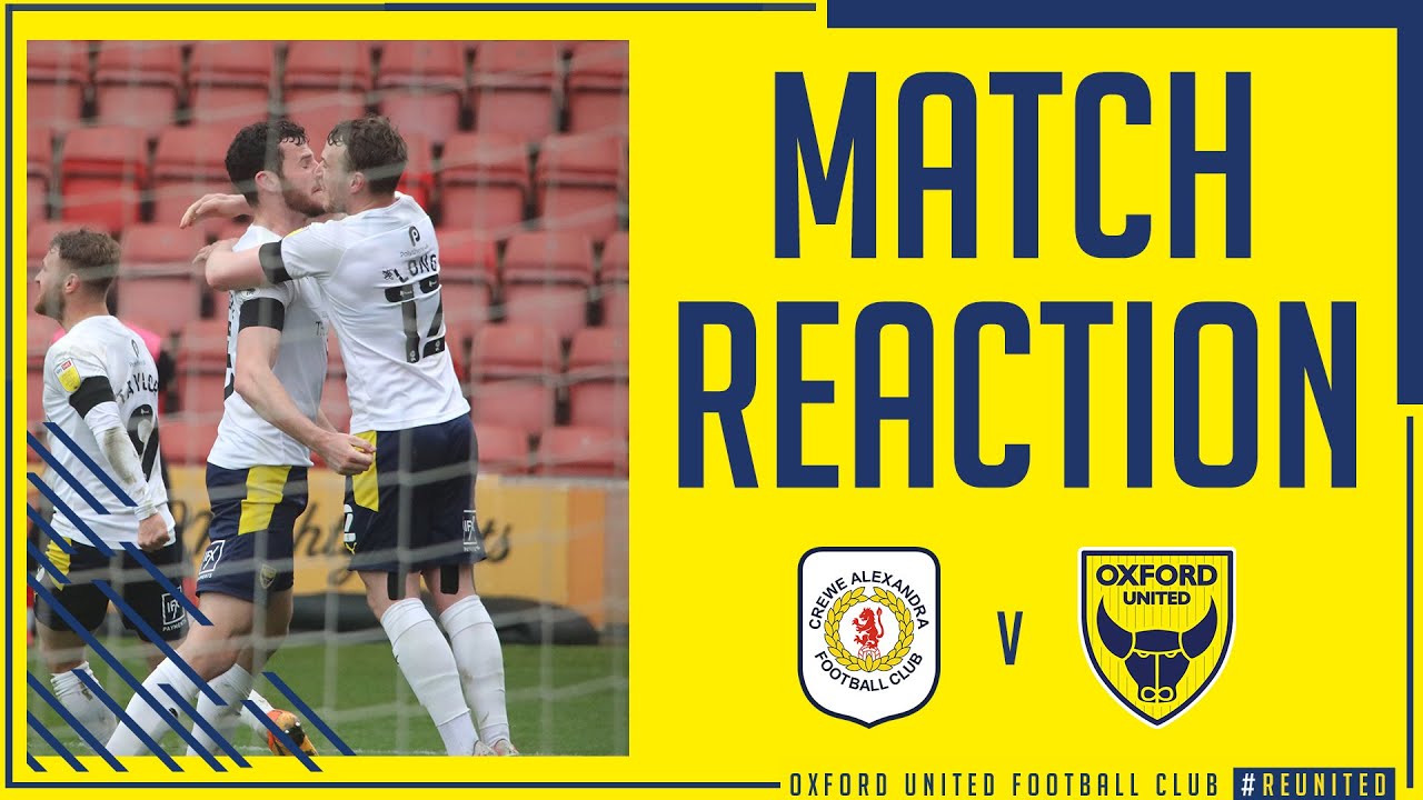 Elliott Moore as Oxford United win 6-0 at Crewe - YouTube