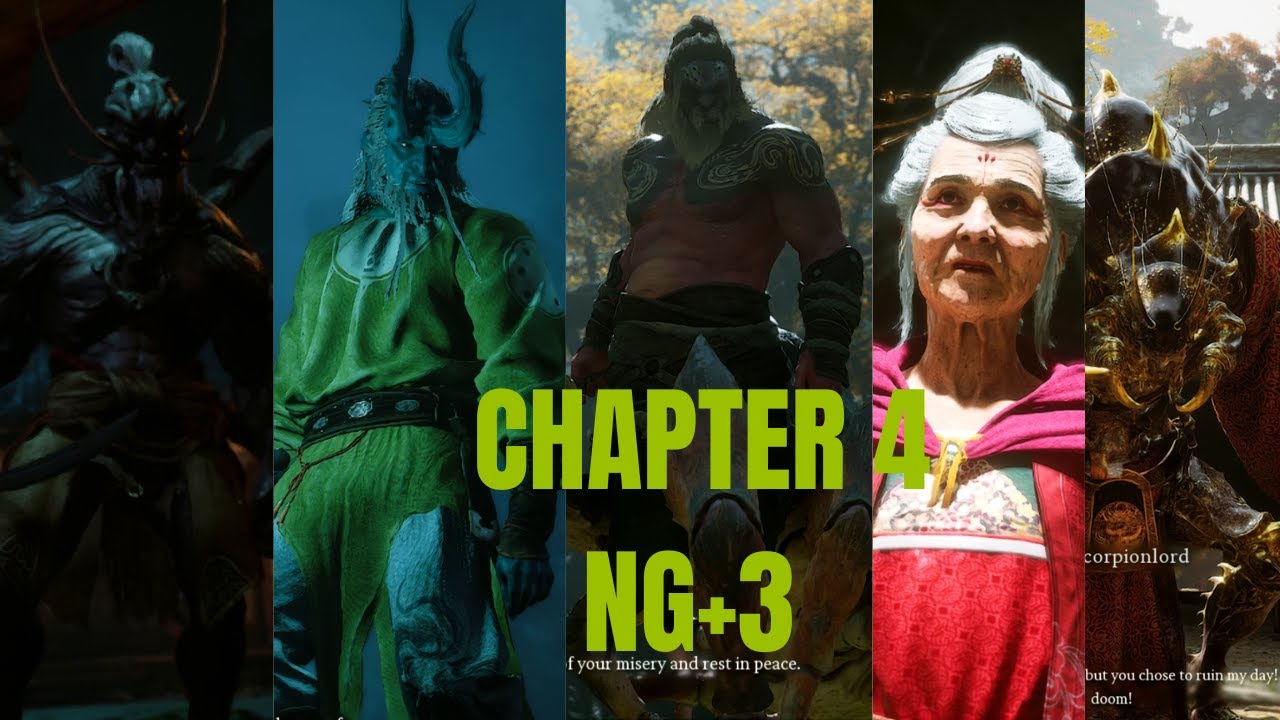 Black Myth Wukong - Chapter 4 NG+3 Gameplay (No Commentary) Boss Fight ...