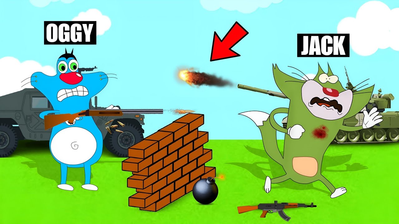 ROBLOX OGGY ATTACKS JACK EMPIRE AND KILL BOB | OGGY GAME - YouTube