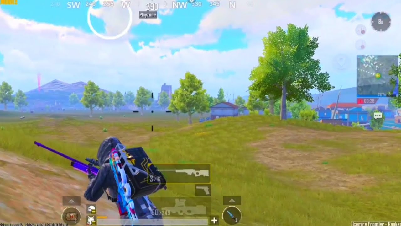 P90 + AWM 23 KILL ACE RANK - YouTube