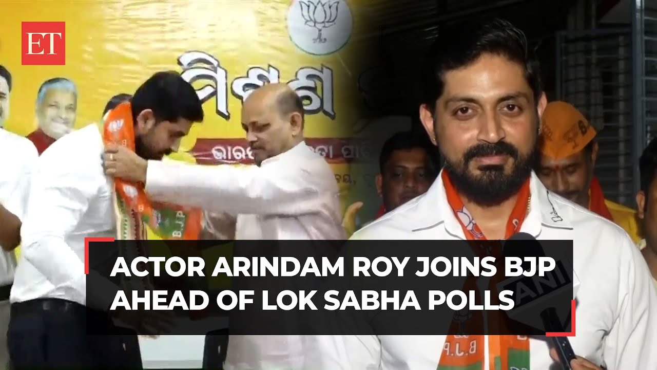 Odisha: Actor Arindam Roy joins BJP, says 'tried to meet CM Patnaik ...