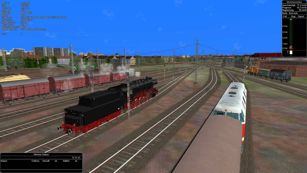 Test OpenRails auf Pro Train 5 - YouTube