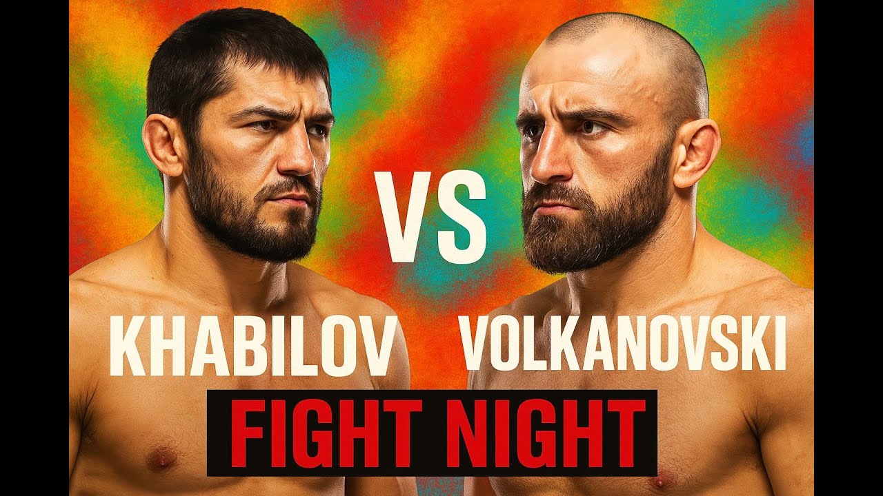 UFC 4 - CUSTOM FIGHT NOW - KHABILOV VS VOLKANOVSKI - YouTube