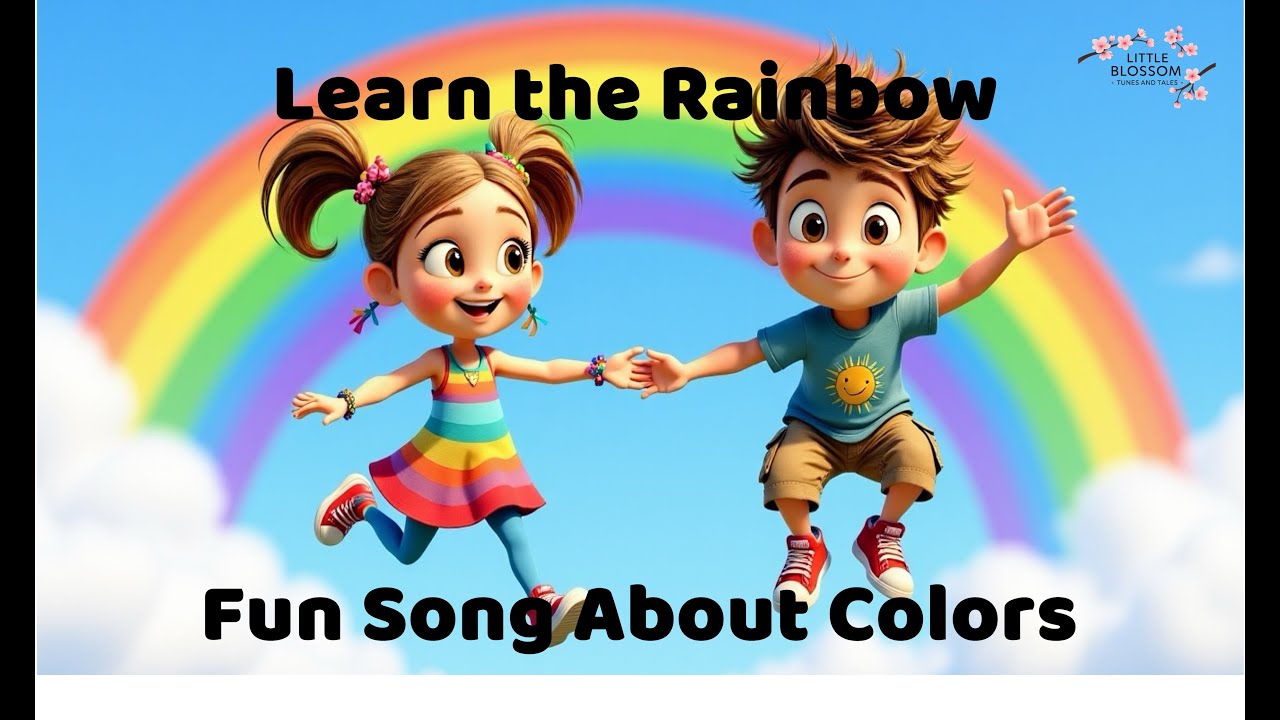 The Rainbow Song 🌈 Learn the Colors of the Rainbow Fun Educational ...