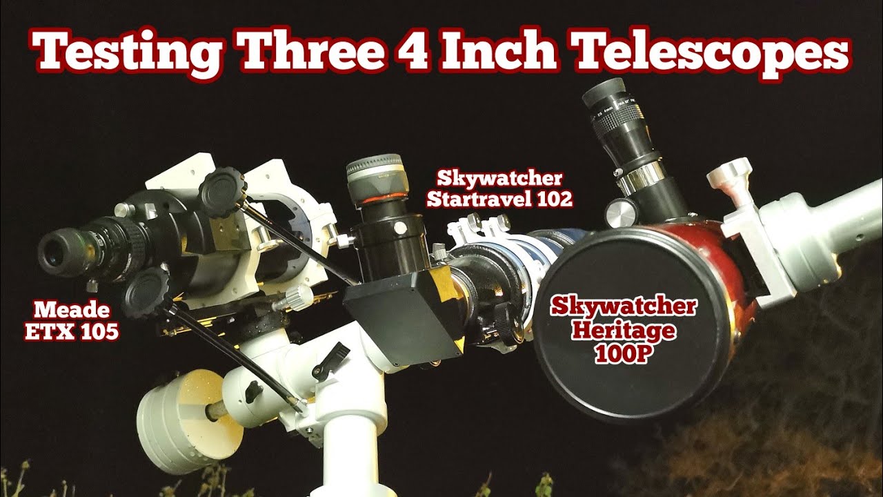 Comparing Three 4 Inch Telescopes, Testing On Jupiter - YouTube