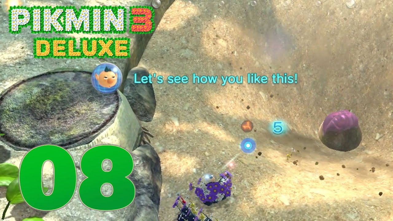 Pikmin 3 Deluxe - Episode 08: Take Two, Slug - YouTube