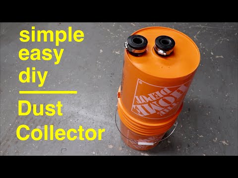 How to Make ● Simple Cyclone Dust Collector ( that actually works! )