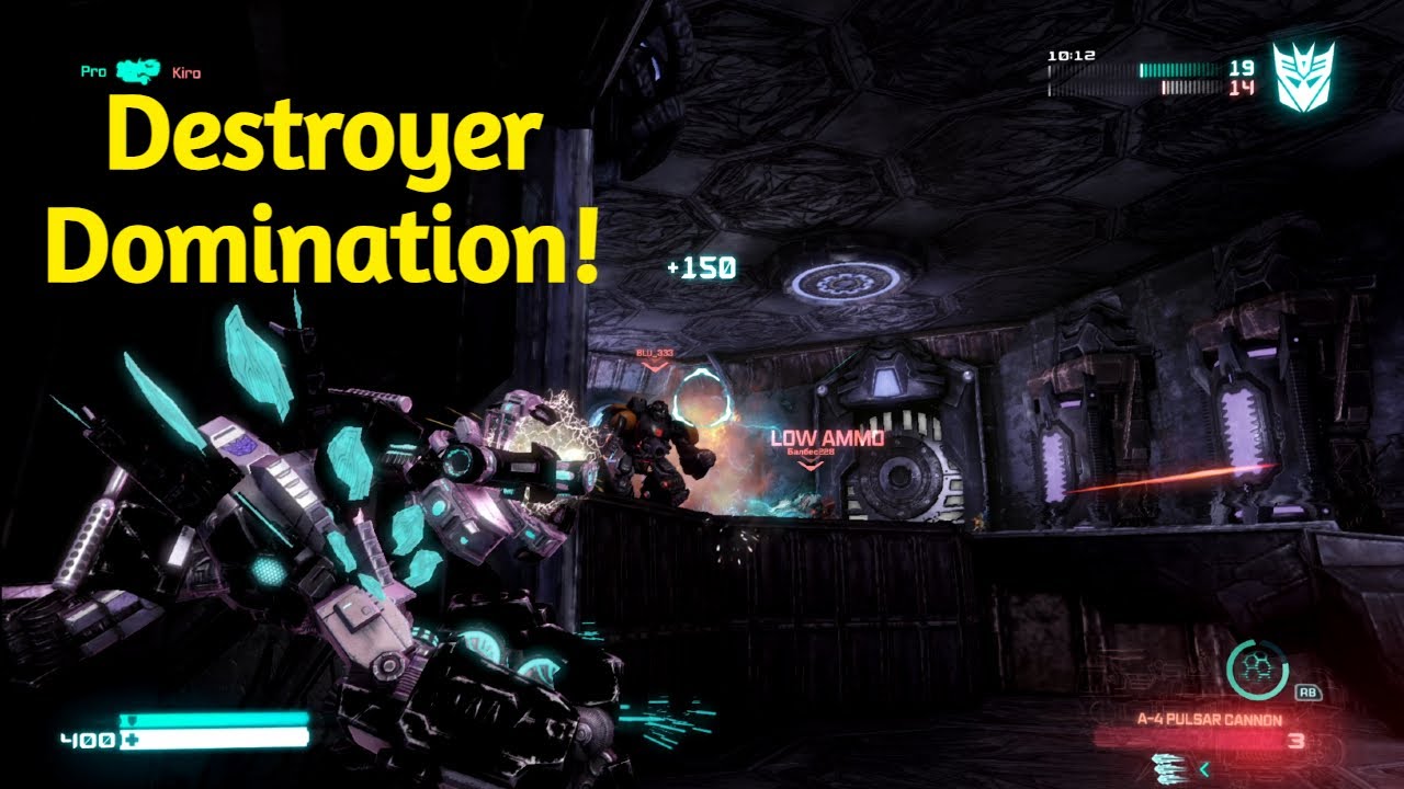 Transformers Fall of Cybertron Destroyer Domination! - YouTube