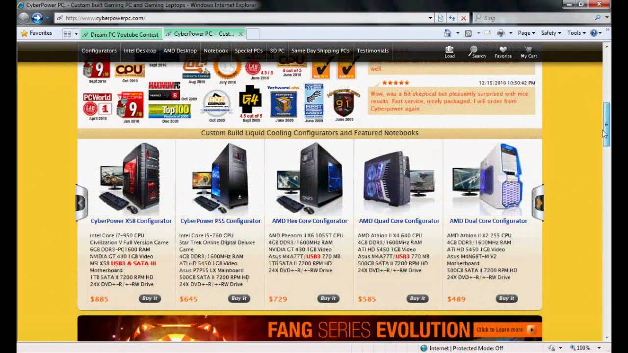 Best gaming computer under 1.5k from Cyberpower PC (Intel Core i7 950 ...