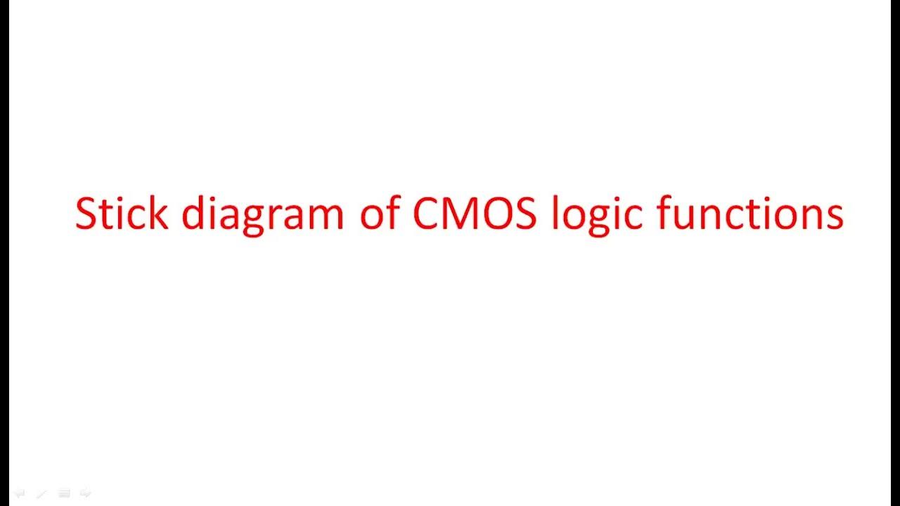 CMOS logic functions | Stick diagram | VLSI | Lec-30 - YouTube