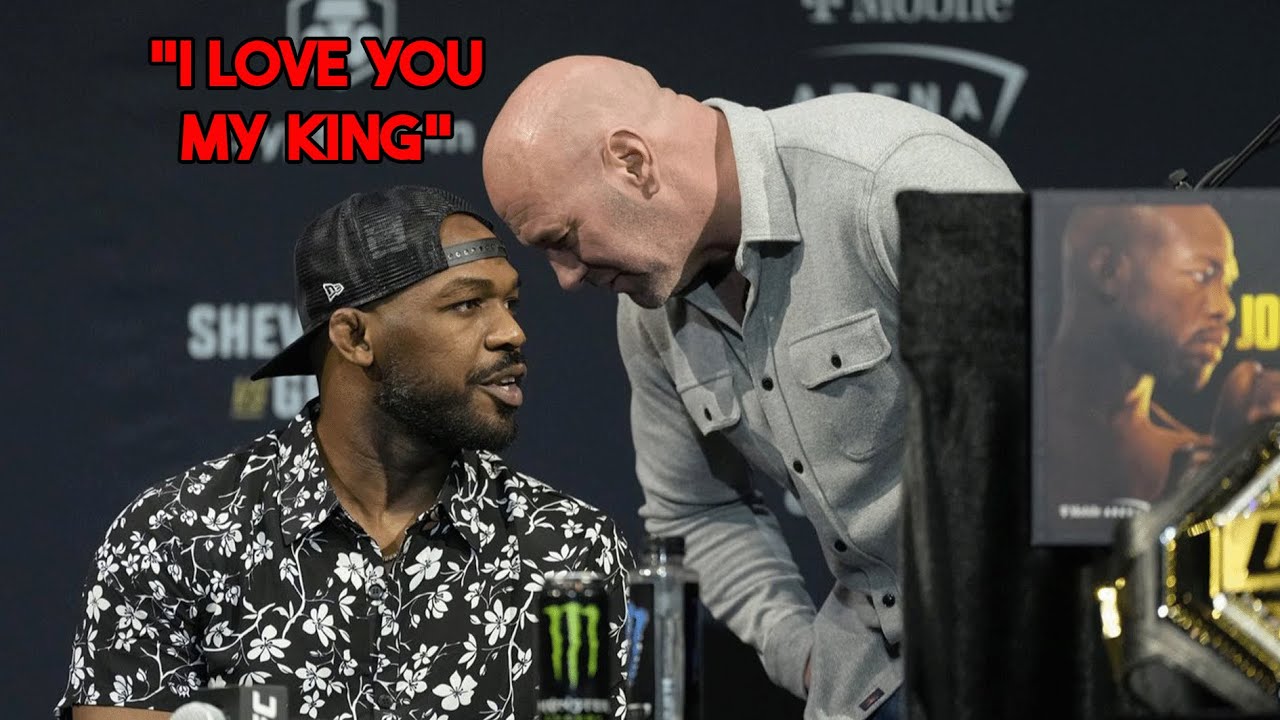 Dana White glazing Jon Jones for almost 6 minutes - YouTube
