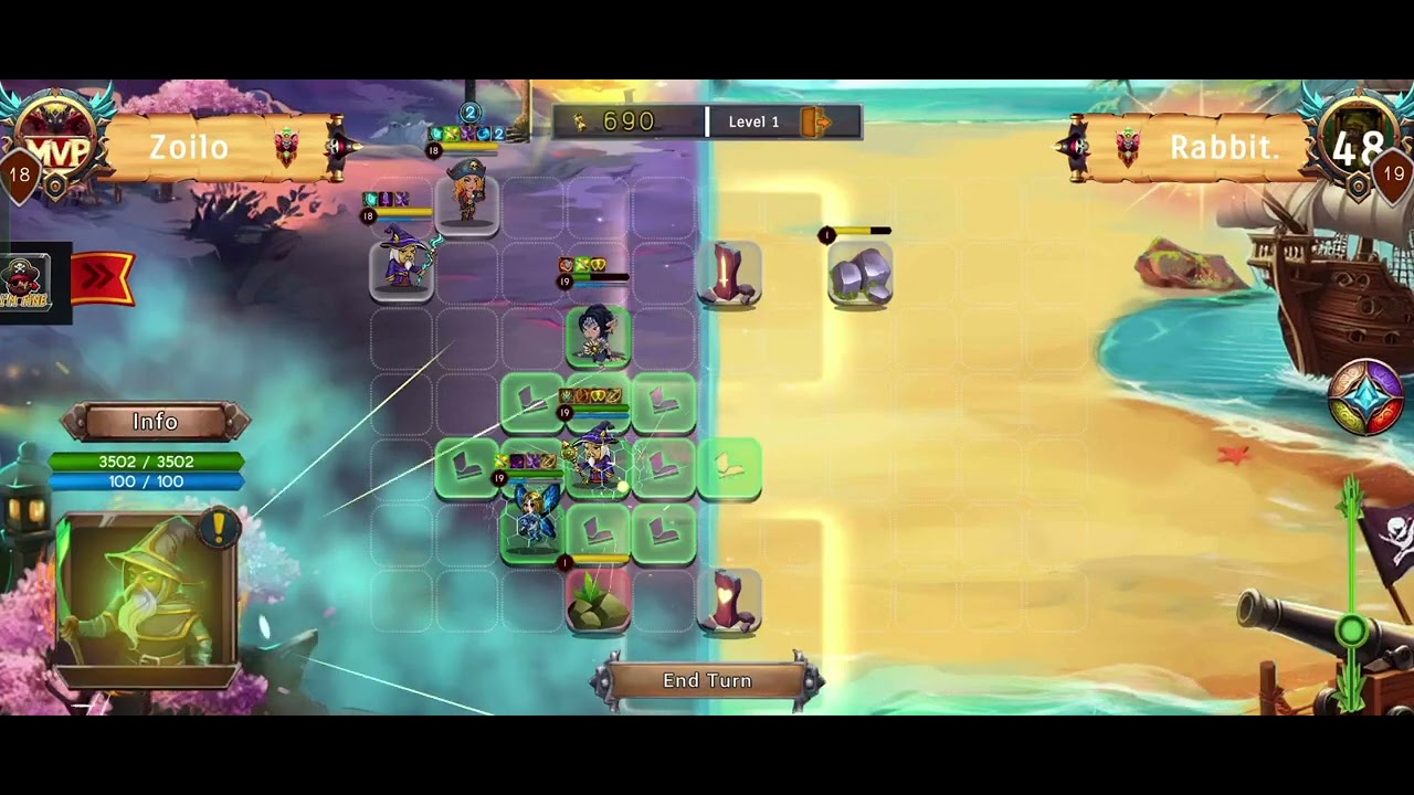 Forest Knight - Game NFT . Season 5. Arena mode: Rabbit vs Zoiloo - YouTube