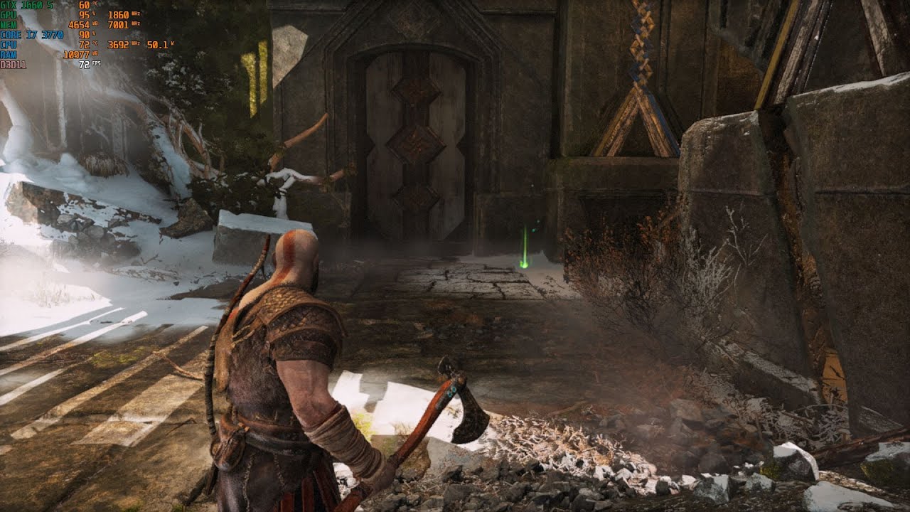 GOW 5 (GOD OF WAR 5) , CORE I7 3770 & GTX 1660 SUPER (MAX SETTING/RATA ...