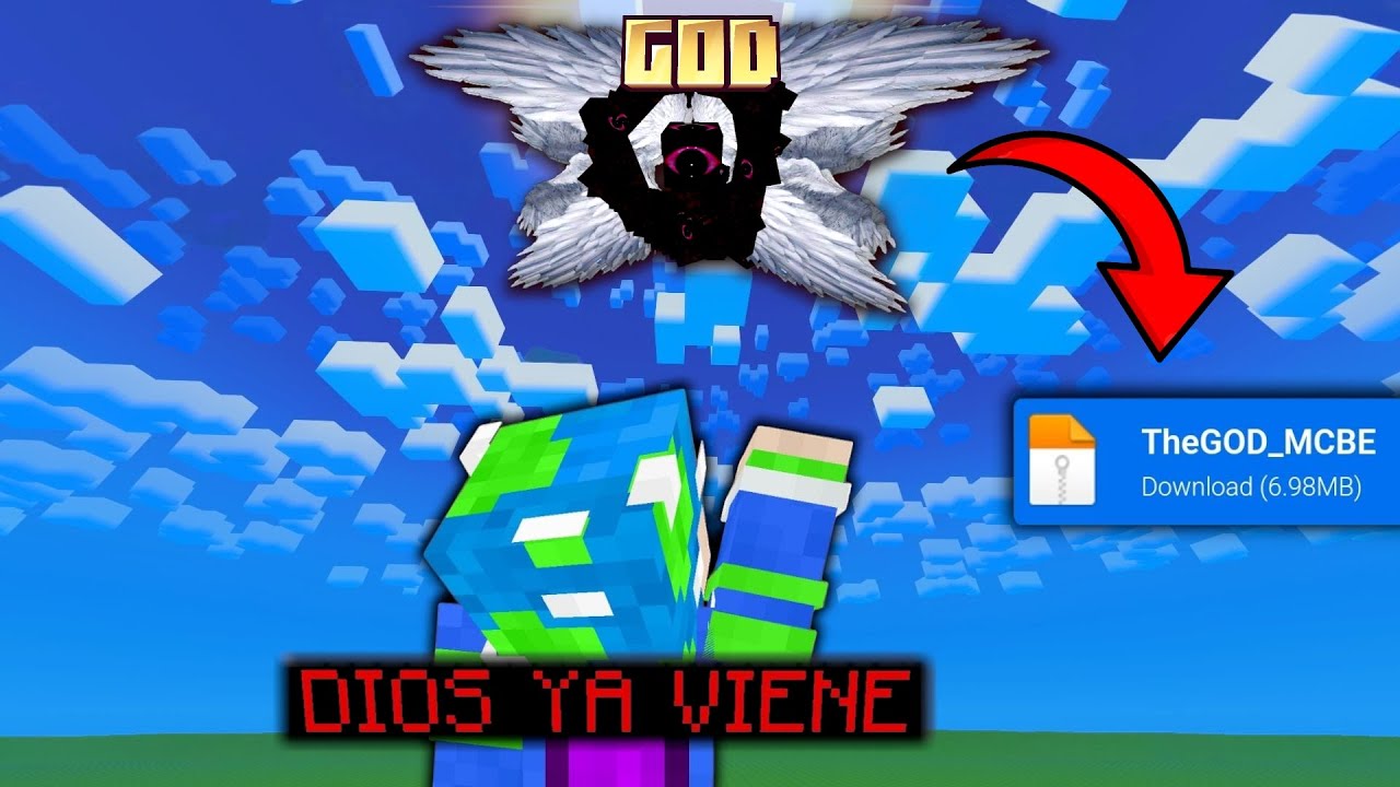 God is coming minecraft bedrock mod | dios ya viene mod - YouTube