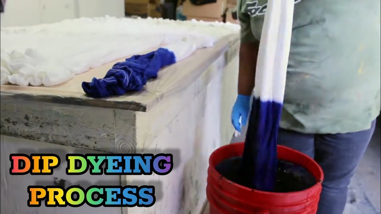 Dip Dyeing Process Step by Step in Factory, How Dip Dyeing is Done in ...