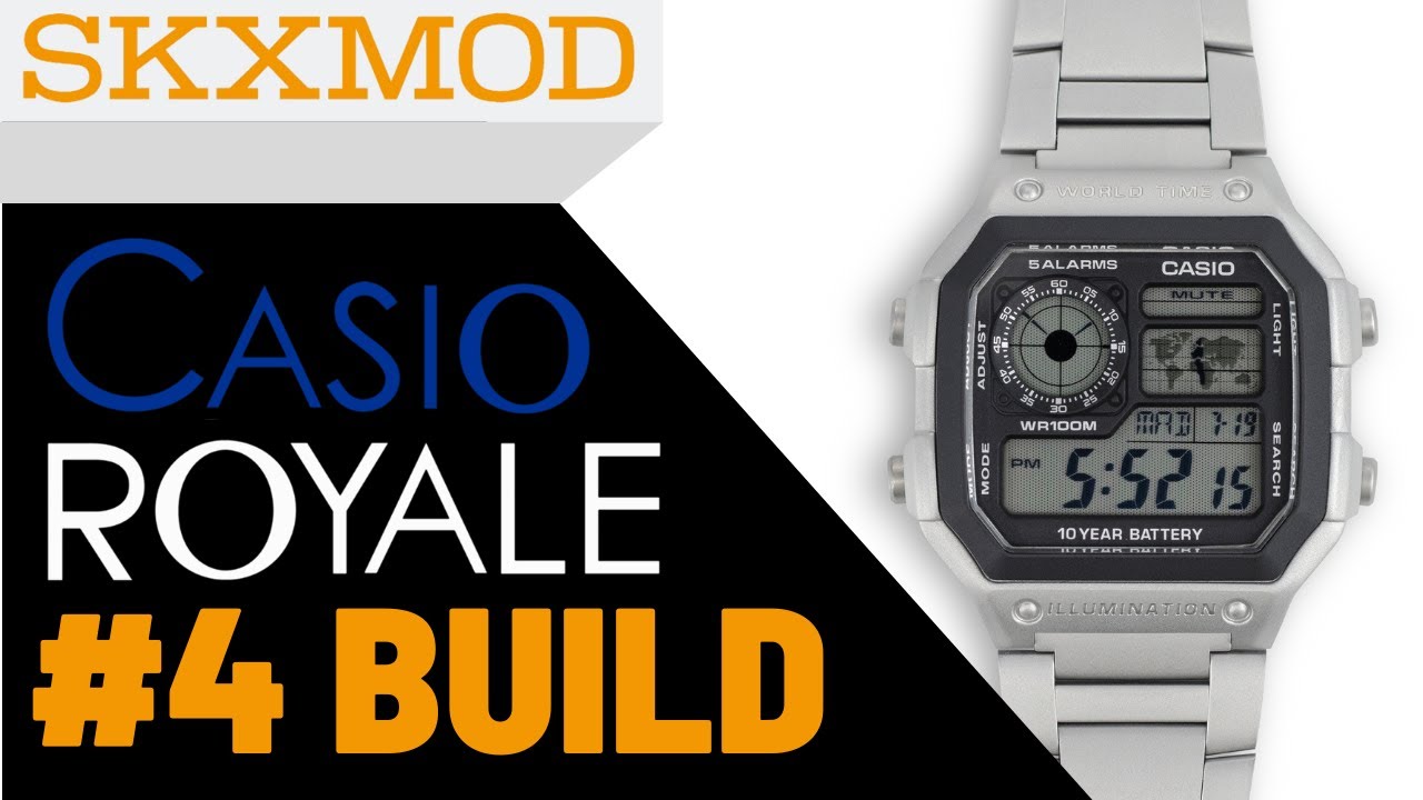 #4 Casio Royale Completed Build | Parts by SKXMOD - YouTube