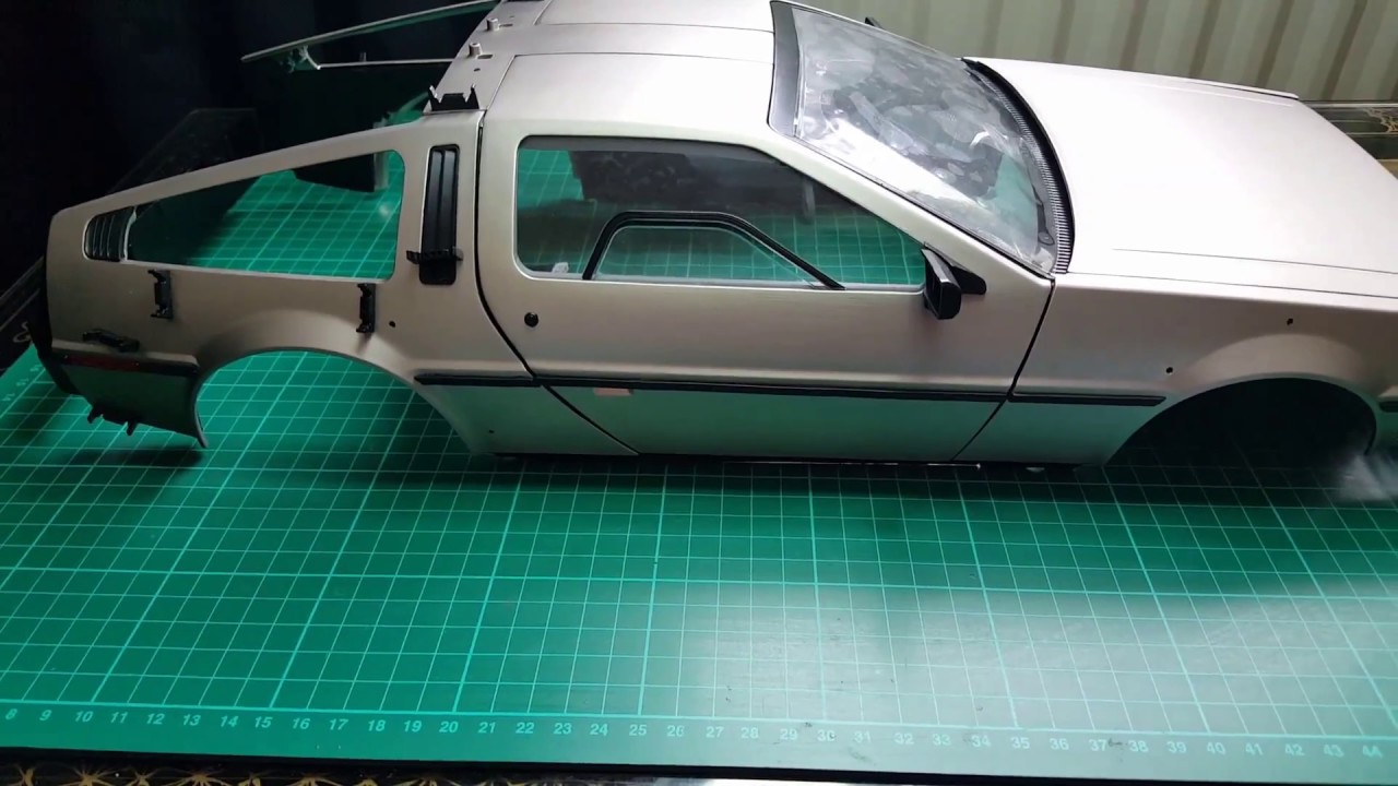 Build The Back To The Future Delorean finished body panels - YouTube