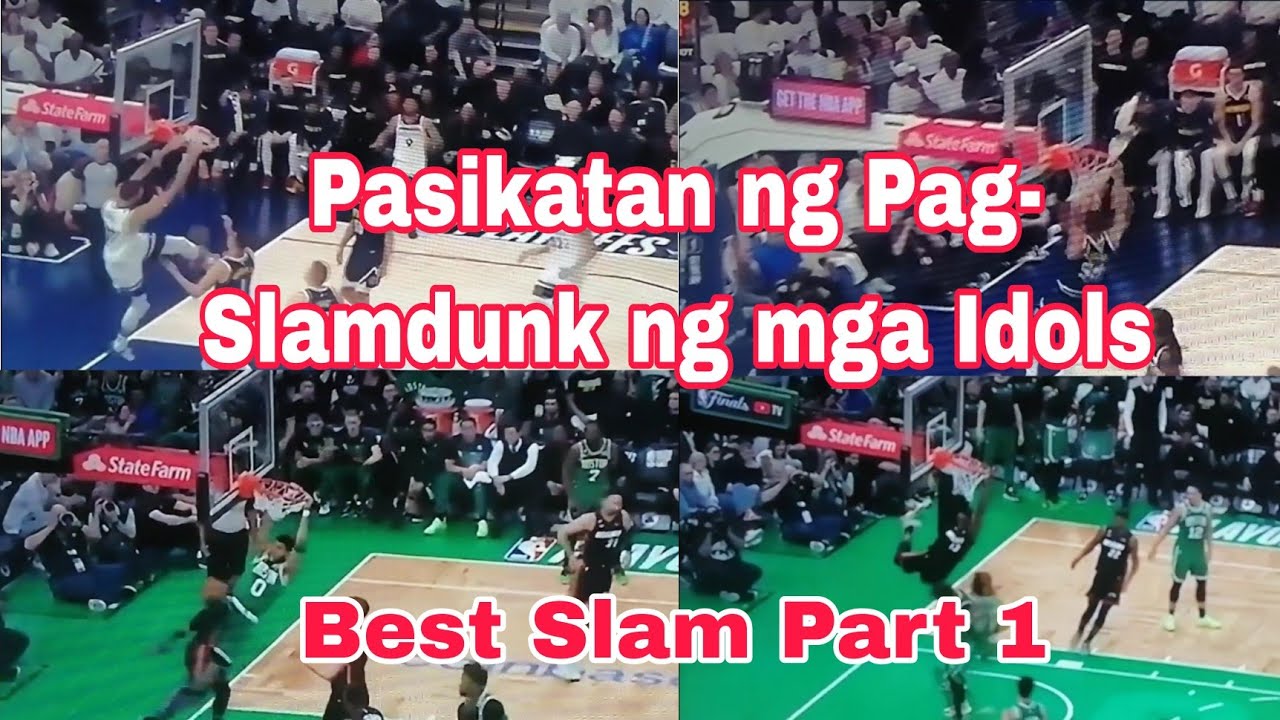 Best Slamdunk of idols Part 1 | Malupitan na Slamdunk sa Hardcourt ...