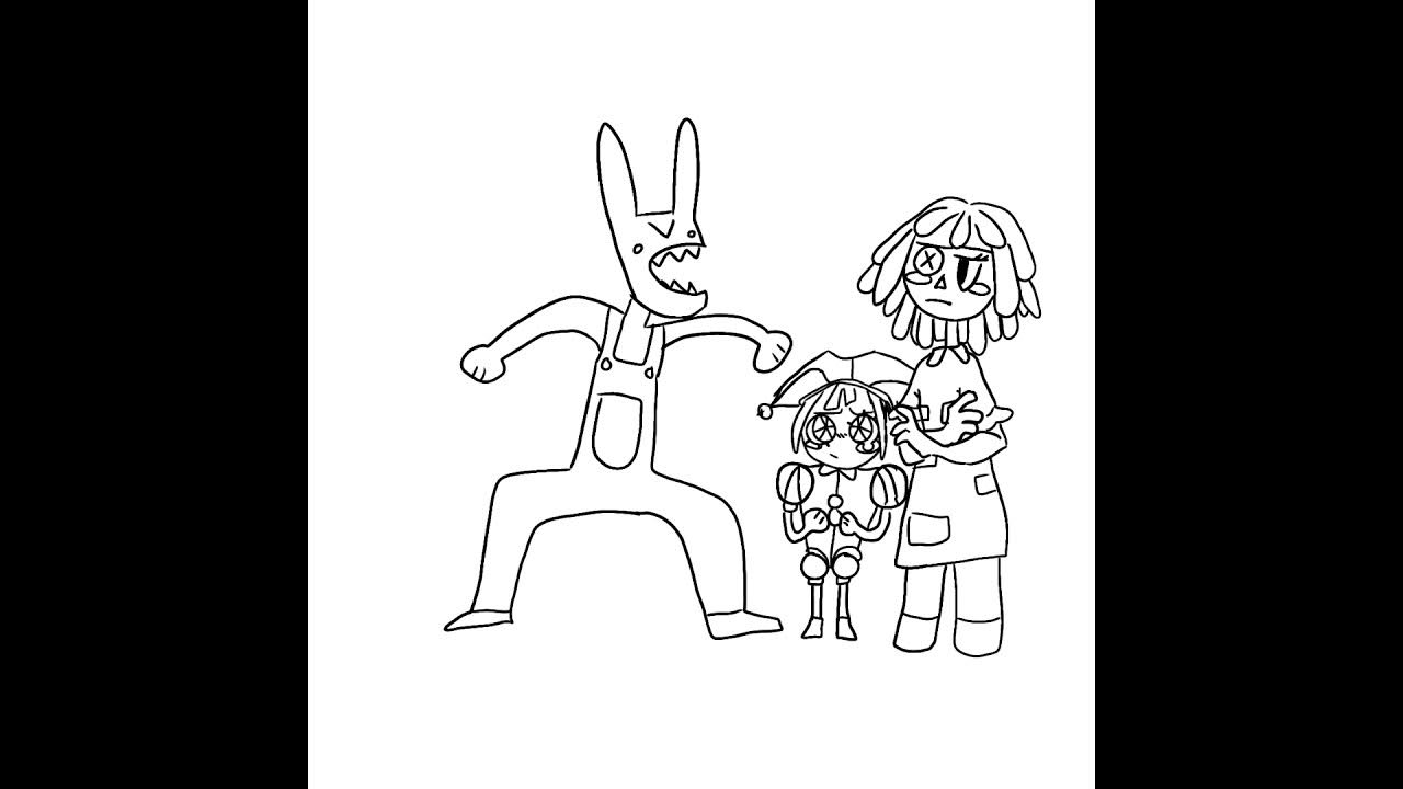 The real reason why Jax is so mean... #theamazingdigitalcircus #art # ...