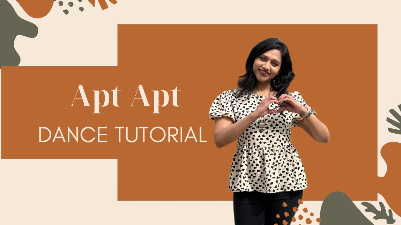 Dance trend tutorial for Apt Apt by Rose and Bruno Mars - YouTube