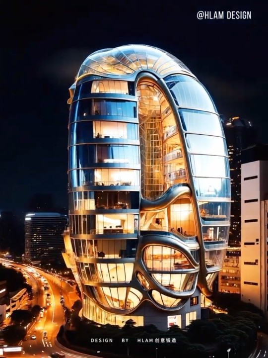 Building design from birds Natural fruits type amazing building create ...