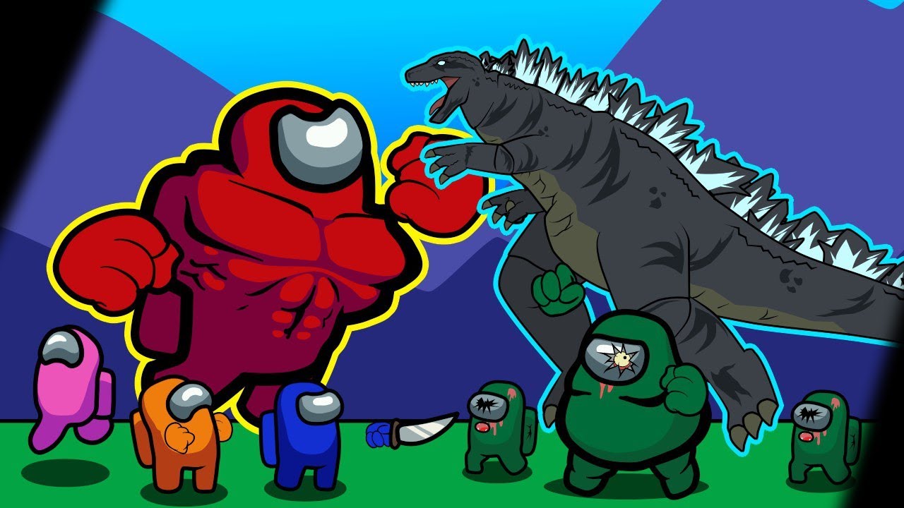 어몽어스 VS 고질라 당신을 위한 애니메이션 Among Us VS Godzilla and other - YouTube