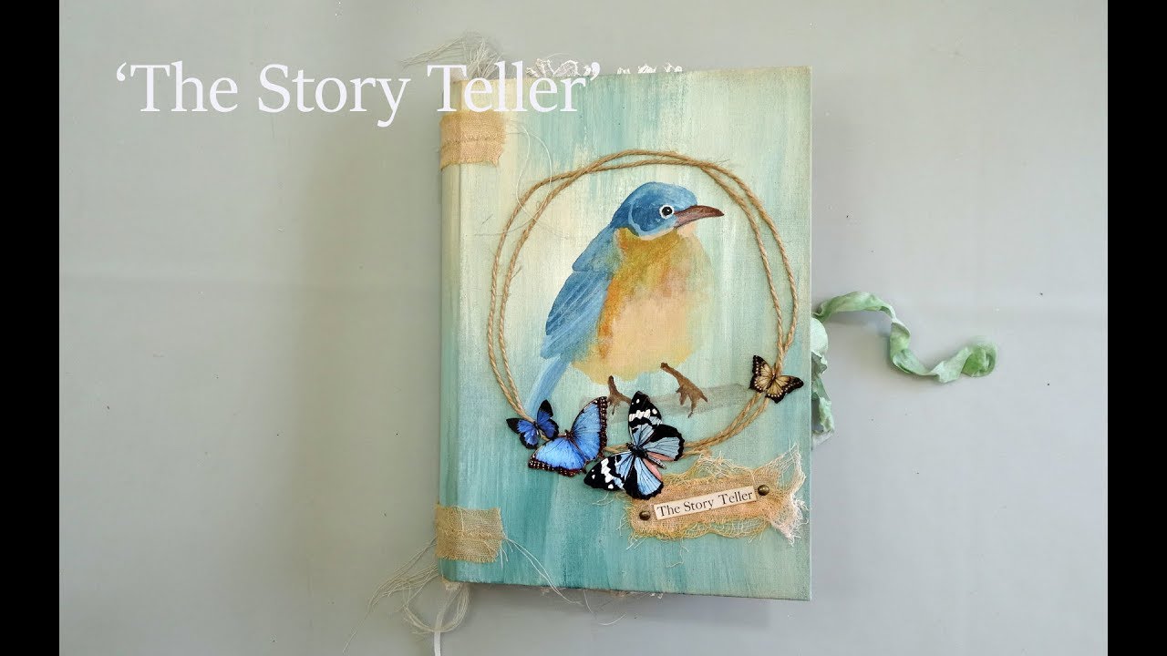 'The Story Teller' a hard cover journal - YouTube