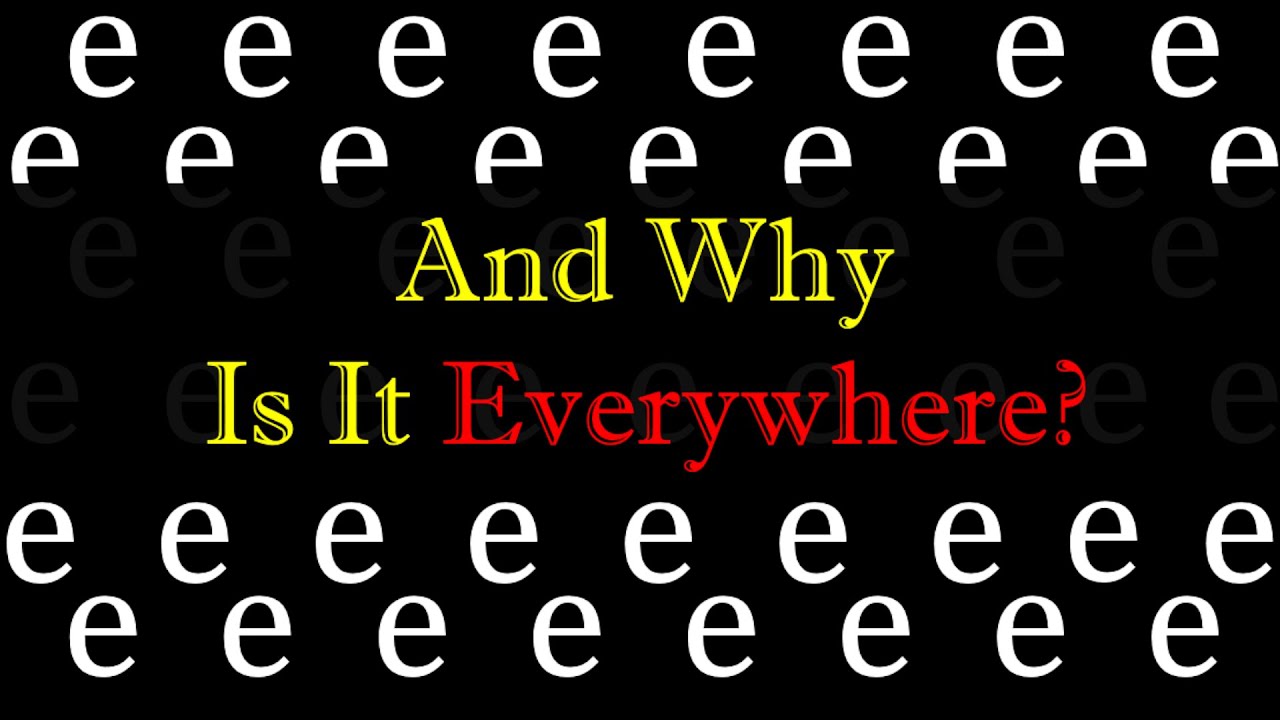 But WHY Is e The Natural Number? - YouTube